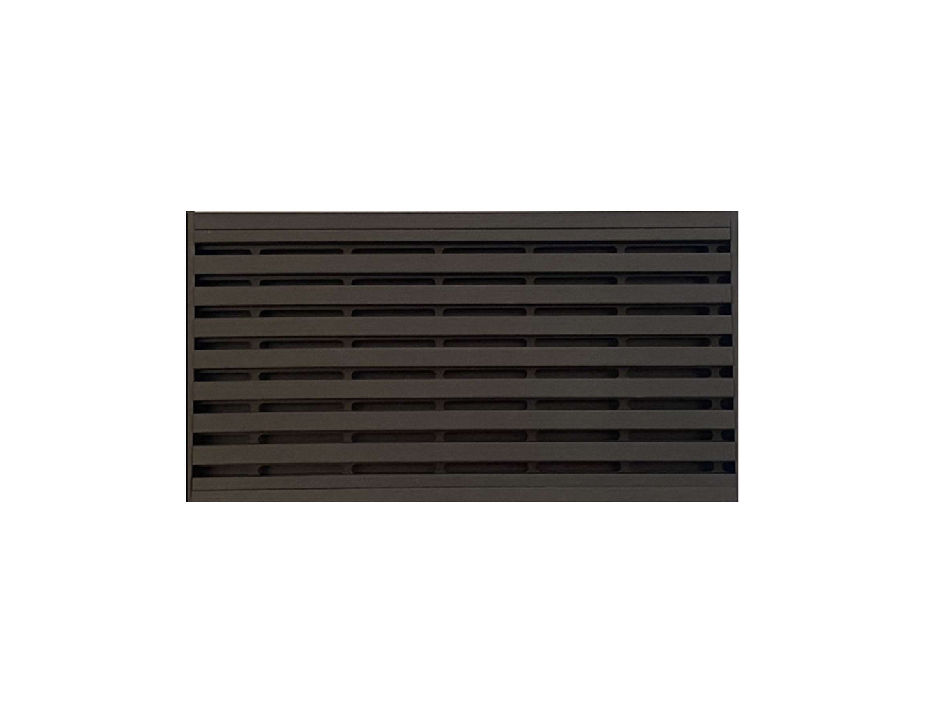 Custom Aluminium Linear Floor Grate Gun Metal – Lushh Impressions